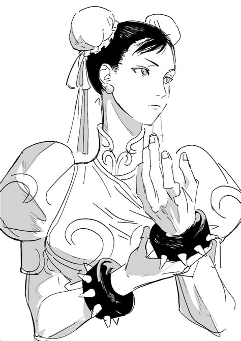 Shioajiass Chun Li Capcom Street Fighter 1girl Adjusting Wristband