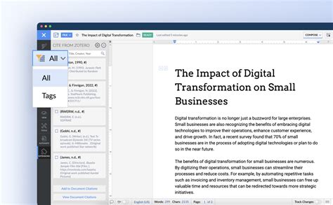 Zotero Extension For Zoho Writer