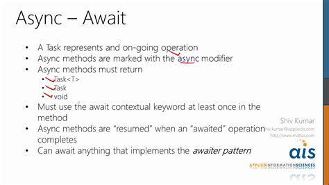 Async Await In C 5 Part 2 Youtube