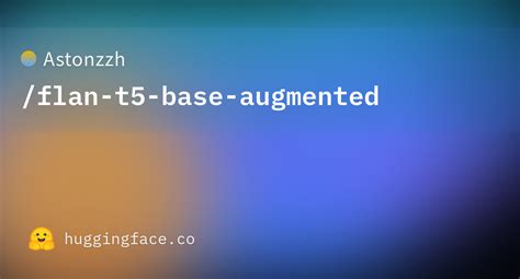Astonzzh Flan T5 Base Augmented At Main