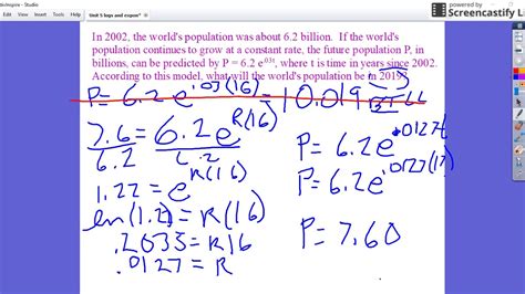 Intro To Exponential And Logarithmic Functions YouTube