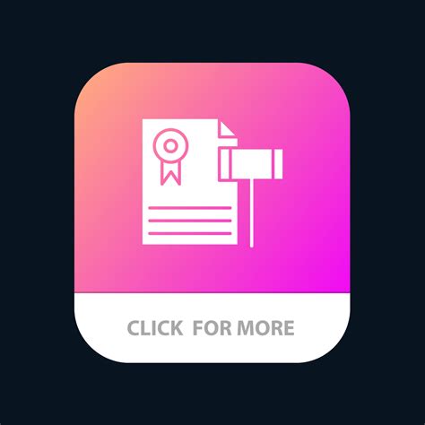 Auction Vintage Expensive Gravel Judge Mobile App Button Android And