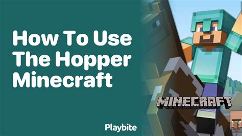 How To Use The Hopper In Minecraft Playbite