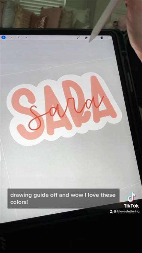 Procreate Name Tutorial Procreate Design Artofit