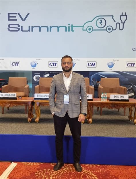 danish sheikh qureshi on linkedin cii ev summit2023 skilling emergingtechnologies msme