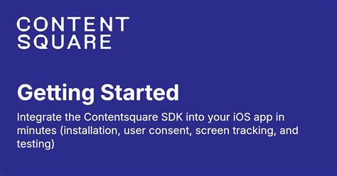 Getting Started Ios
