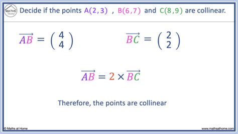 How To Show That Points Are Collinear