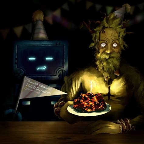 P03 And Leshy Inscryption Fanart Эскизы персонажей Картонки