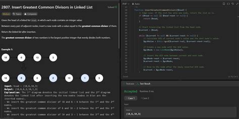 2807 Insert Greatest Common Divisors In Linked List Dev Community