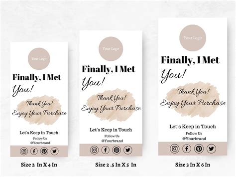 Editable Packaging Box Label Template Printable Box Label Etsy