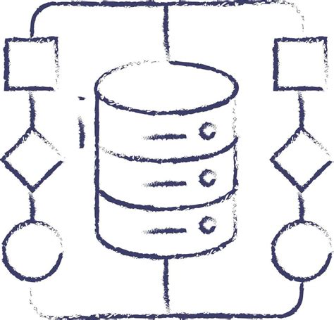 Database Algorithm Hand Drawn Vector Illustration 31700622 Vector Art