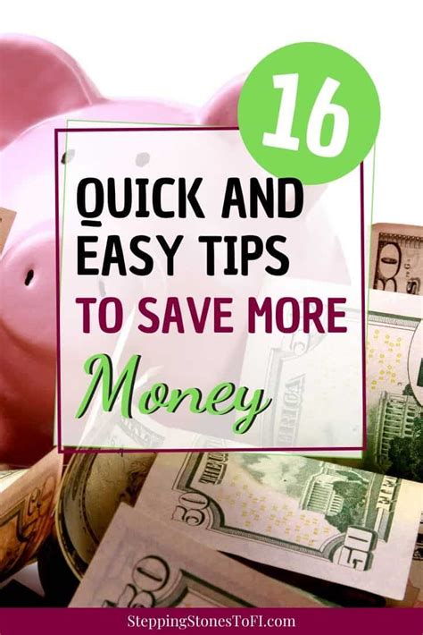 16 Quick And Easy Tips To Save More Money Money Frugal Investing Money