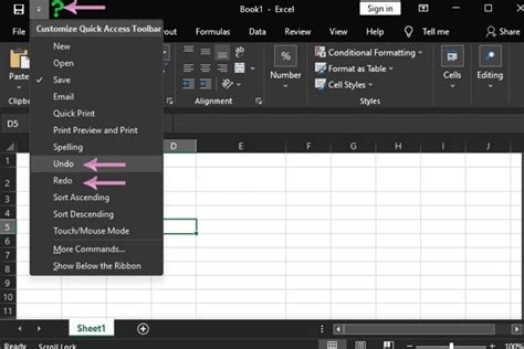 Xử Lý Lỗi Nút Undo Trong Excel Bị Ẩn Nhanh Gọn Lẹ