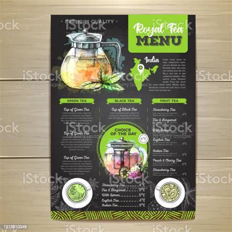 분필 드로잉 아트 레스토랑 로얄 티 메뉴 디자인 주전자의 장식 스케치 빈티지 스타일 0명에 대한 스톡 벡터 아트 및 기타 이미지 0명 계피 고풍스런 Istock