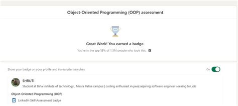 Shruti Shekhar On Linkedin Learningprogress Oops Linkedin