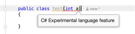 Rider Passing A Parameter To A Class Declaration In C 8 Stack Overflow