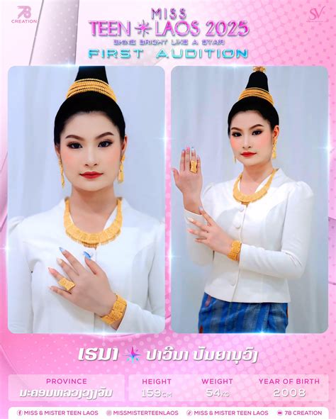 Miss 🌸ສາວງາມຜູ້ຜ່ານແບບຟອມ ຮອບທຳອິດ🌸 ນາງ ເຮນາ ປາວິນາ ປັນຍານຸວົງ ເກີດທີ່ ນະຄອນຫຼວງວຽງຈັນ