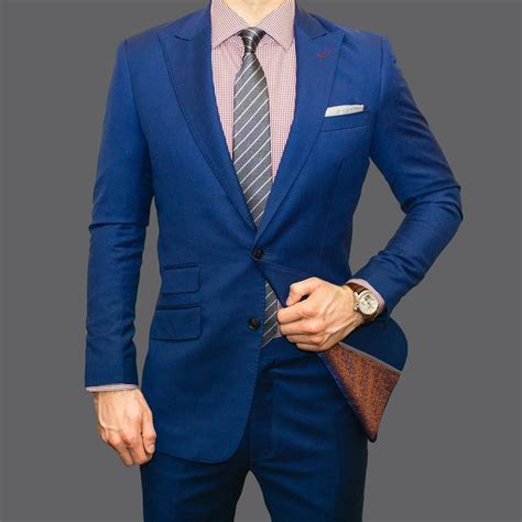 Classic Royal Blue Mtm Collection Abr Custom Tailors