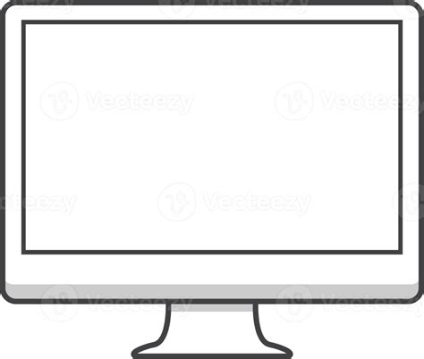 Computer Outline Isolated 17259090 PNG