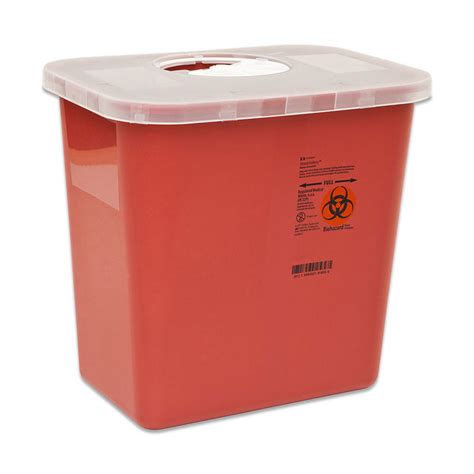 Multi Purpose Containers With Rotor Opening Lid Round 5qt Red Adw Diabetes