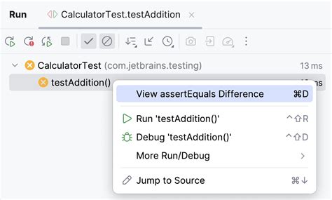 Explore Test Results IntelliJ IDEA Documentation