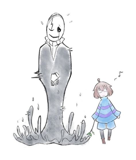 Undertale Gaster And Frisk Take A Walk By Lf2753 On Deviantart