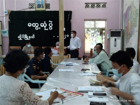 လှိုင်မြို့နယ်၌ ကိုဗစ် ၁၉ ရောဂါ ကာကွယ်ထိန်းချုပ်ရေး လုပ်ငန်းများတွင် ပူးပေါင်းပါဝင်ခဲ့ကြသူမ