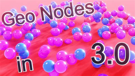 How To Make Bouncing Balls In Blender 3 0 Geometrynodes Youtube