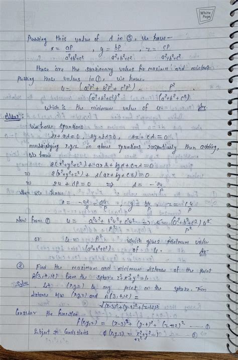 Solution Lagrangesmultipliermethodeasymethodexampleswithpracticequestionsreal