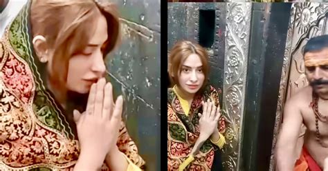 उज्जैन के महाकालेश्वर मंदिर पहुंची माहिरा शर्मा तड़के 4 बजे भस्म आरती