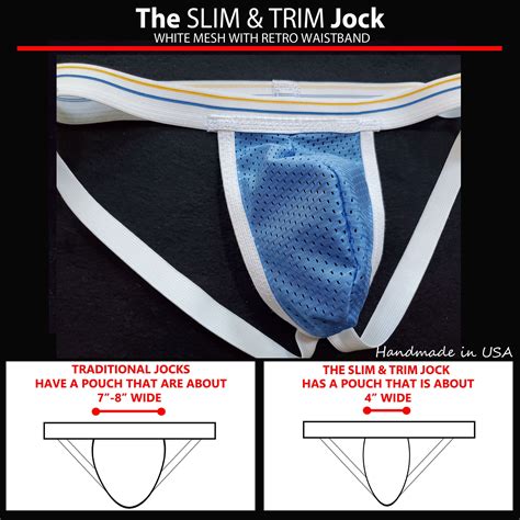 Retro Slim Blue Mesh Jockstrap Jock Athletic Supporter Blue Etsy