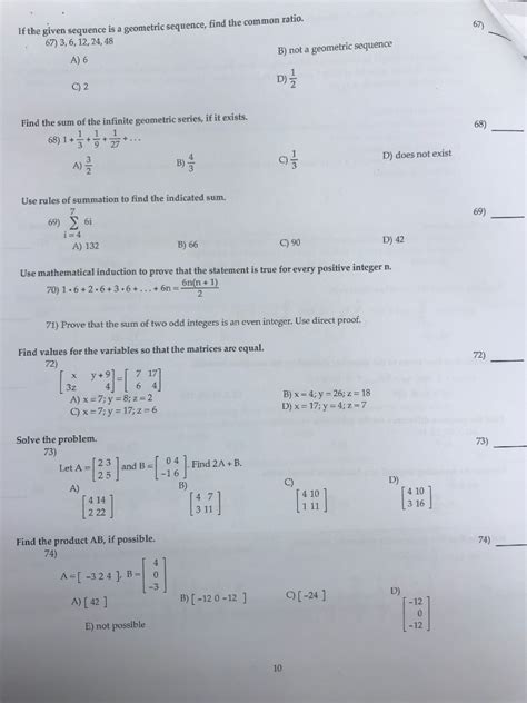 solved if the given sequence is a geometric sequence find