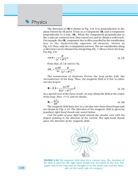 NCERT Book Class Physics Chapter Moving Charges And Magnetism PDF AglaSem