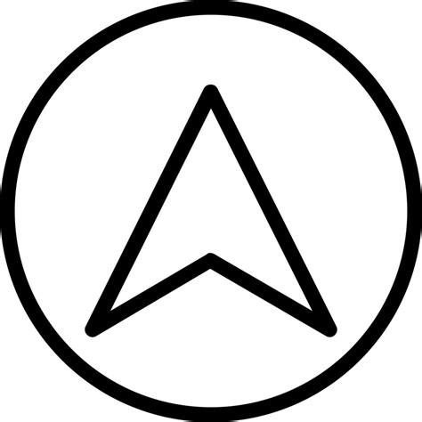 Navigation Vector Icon Design 15338170 Vector Art At Vecteezy