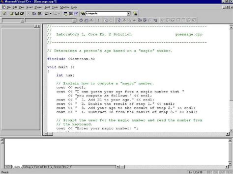 Visual C Debug VC Debug Visual C Tutorial MFC Debug Assert Visual C Build Breakpoints