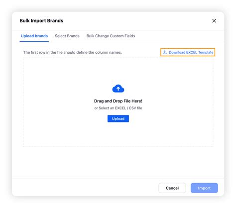 ‎bulk Import Brands From A Spreadsheet Sprinklr Help Center
