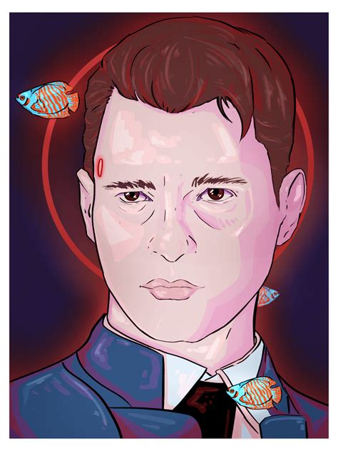 Deviant Connor Fanart R Detroitbecomehuman