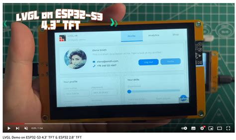 2 8寸触控屏和esp32使用esp idf和c语言编译lvgl移植写自定义可点击按钮 番茄工作法