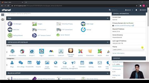 Introduction To Cpanel Youtube