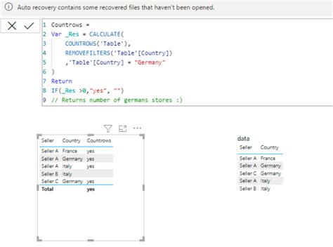 Solved Countrows Dax Help Microsoft Fabric Community