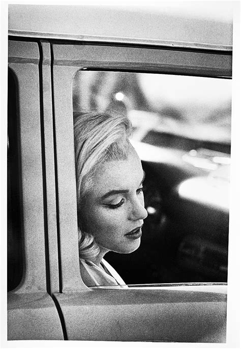 Ernst Haas Marilyn Monroe Looking Forward Black And White