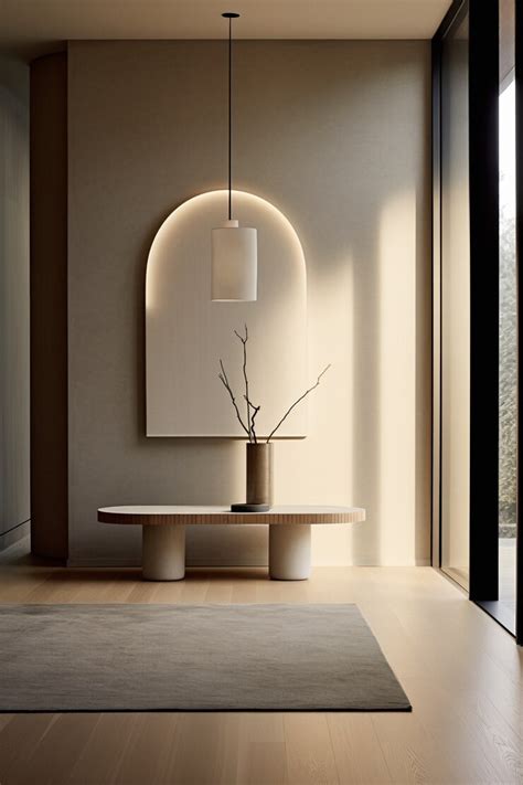 현대적인 스타일의 현관에서 생성된 Ai Ai 생성 이미지