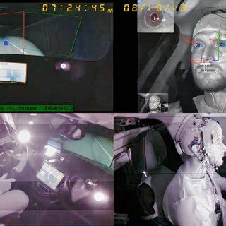 Four Different Views Of The Driver When He Was Conducting The Test The Download Scientific
