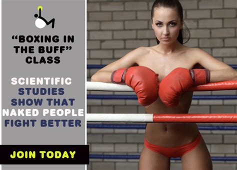 Boxing In The Buff Naked Boxing Protom Fitness
