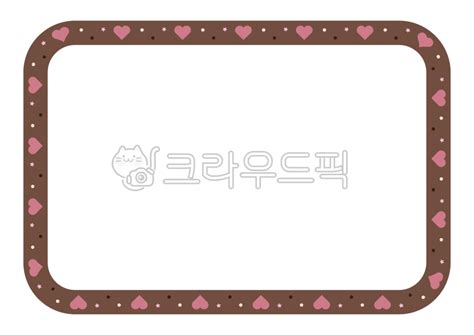 프레임 테두리 이름표 명찰 발렌타인데이 사진이미지일러스트캘리그라피 놀이꾸러미작가