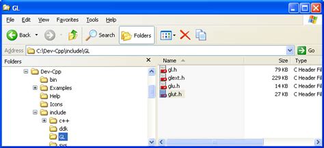 how to install dev c and glut