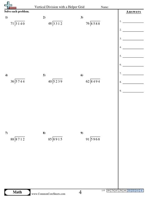 Vertical Division With A Helper Grid 4 Pdf