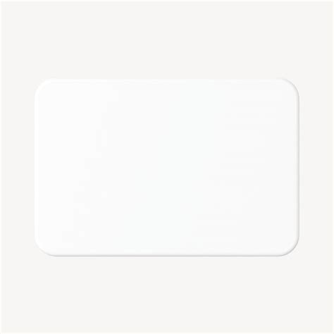 3d White Rectangle Geometric Shape Free Photo Rawpixel