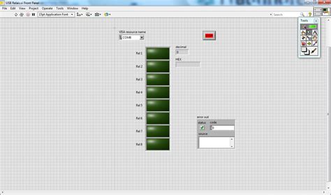 USB Relay ICSE012A ICSE013A ICSE014A LabVIEW