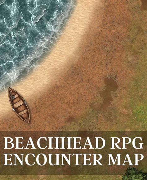 Beachhead Rpg Encounter Battle Map 30x20 Sesiana